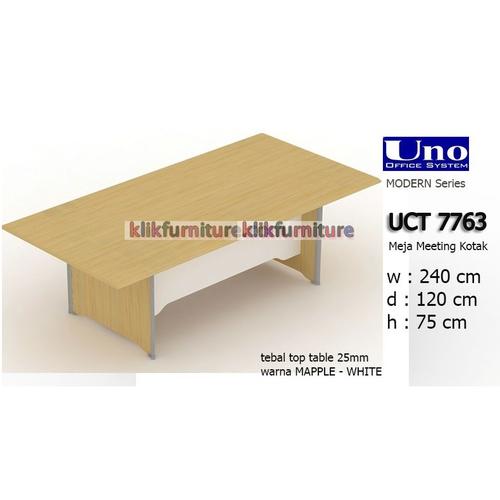 Promo UCT 7763 UNO Meja Meeting Rapat Kotak Cicil 0% 3x - Kota ...