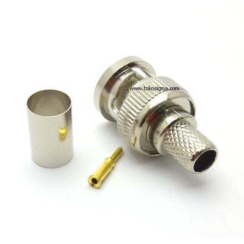 Jual BNC MALE PLUG CRIMP COAXIAL RG-58 - Jakarta Barat - Toko Optima Kirana | Tokopedia