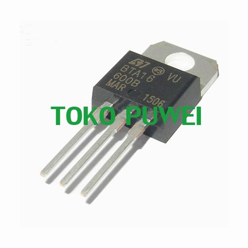 Jual BTA16-600B BTA16-600BWRG BTA16-600BRG TRIAC 16A 600V TO220 BD96 ...