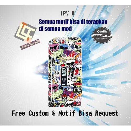 Jual Garskin Vapor IPV 8 motif doodle art4 - motif bisa request - Kab ...