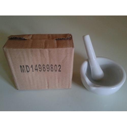 Jual Mortar And Pestle Porcelain 8 Cm / Tumbukan Obat / Cawan Penumbuk ...