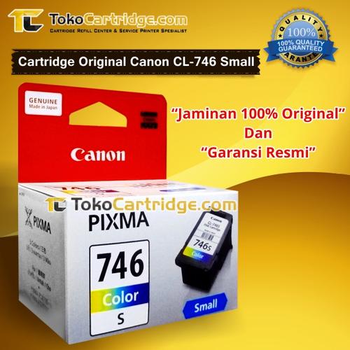 Jual Cartridge Tinta Canon CL746 CL 746 CL-746 Small Color New Original ...