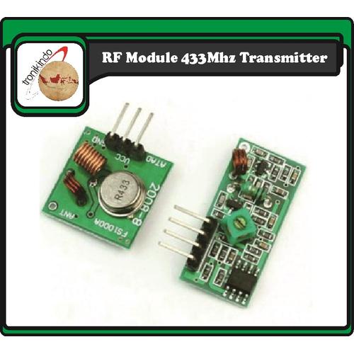Jual RF Module 433Mhz 433 Mhz Transmitter Receiver Arduino Raspberry ...