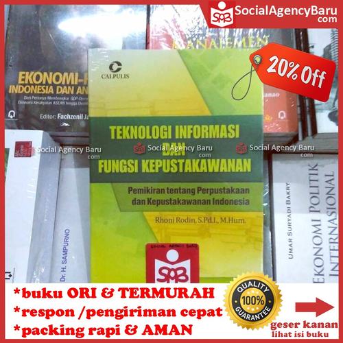 Jual Teknologi Informasi dan Fungsi Kepustakawanan - Rhoni Rodin - Kab ...