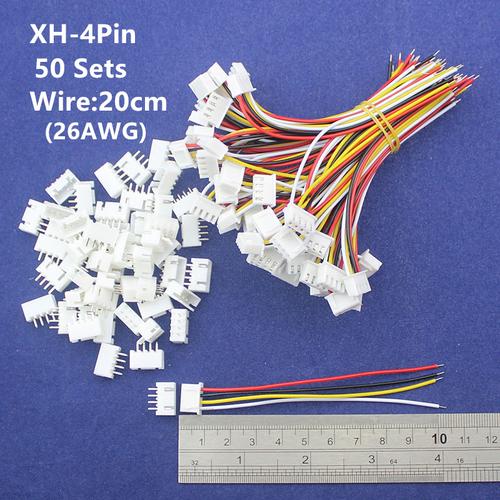 Jual 4 Pin 2.54mm Pitch 10cm Wire Pin Header / Housing / Terminal ...