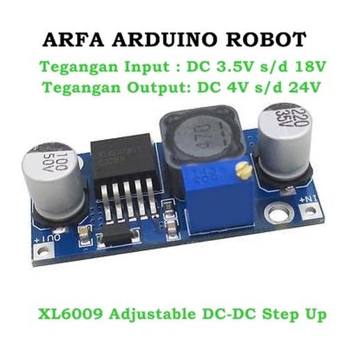 Jual XL6009 Adjustable DC-DC Step Up Boost Converter Module - Jakarta ...