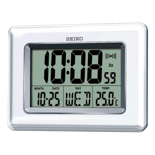 Jual Jam Digital Meja Kantor Seiko QHL058 (Putih) Original - Jakarta ...