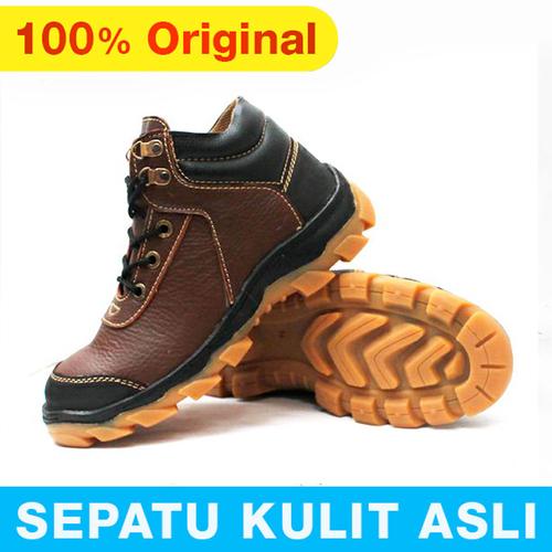 Jual Sepatu Boots Kulit Sapi Asli - Hitam Panjang & Coklat Tua 025 ...