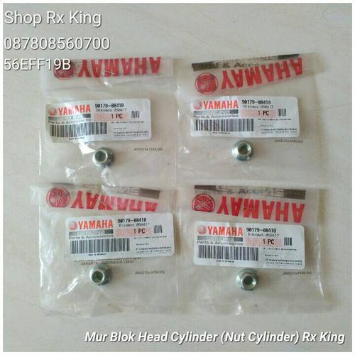 Jual Mur Blok Head Cylinder (Nut Cylinder) Rx King Ukuran 12, Original ...