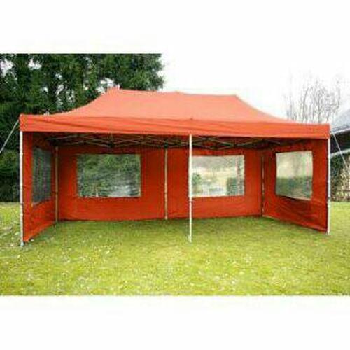 Jual Tenda Lipat 3x6 + barcob 3 sisi (polos tanpa mika) - 3x6+3tirai ...