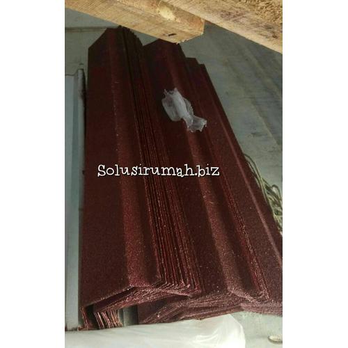 Jual NOK GENTENG METAL PASIR LAPIS PENAHAN PANAS MULTIROOF GALVALUM ...