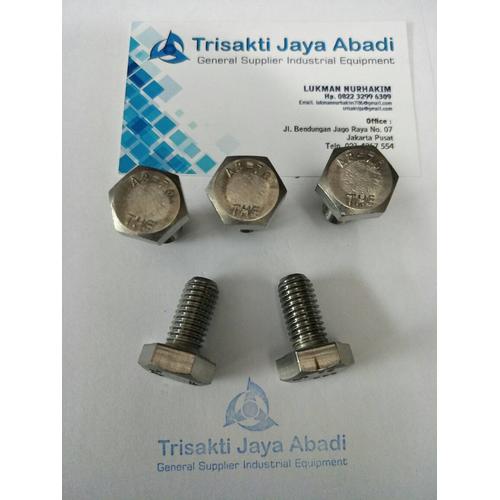 Jual BAUT SEGI ENAM M4X16MM S/S / BAUT HEXAGON / BOLT HEXAGON M4X16MM - Jakarta Barat - TRISAKTI ...