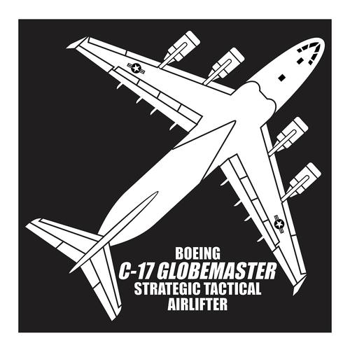 Jual Boeing C-17 Globemaster Aircraft Cutting Sticker - Kota Bandung ...