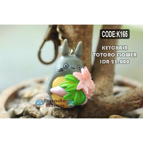 Jual Gantungan kunci totoro ghibli,totoro flower action figure - Kota ...