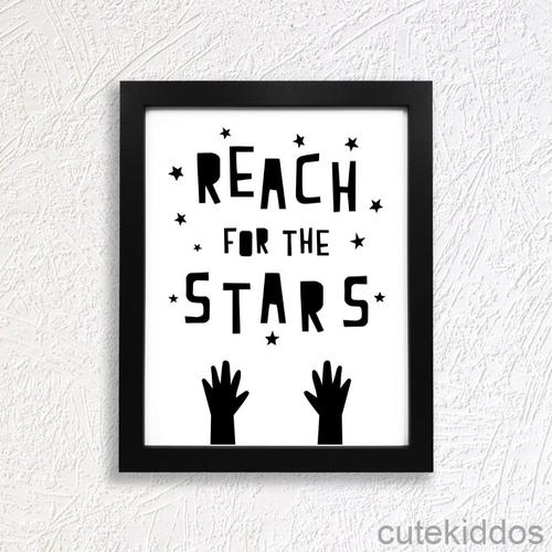 Jual Pigura Anak Keren - Reach For The Stars - Dekorasi Ruangan Anak ...