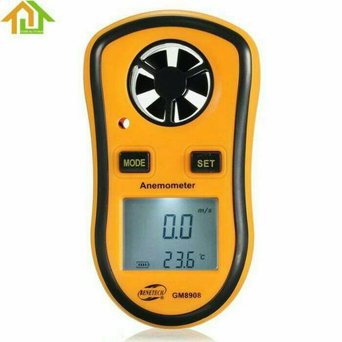 Jual Digital Anemometer Thermometer Alat Ukur Kecepatan Angin Suhu GM ...