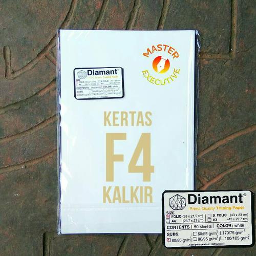 Jual Diamant Kertas Kalkir Folio / Prima Quality Tracing Paper 80/85 gr ...