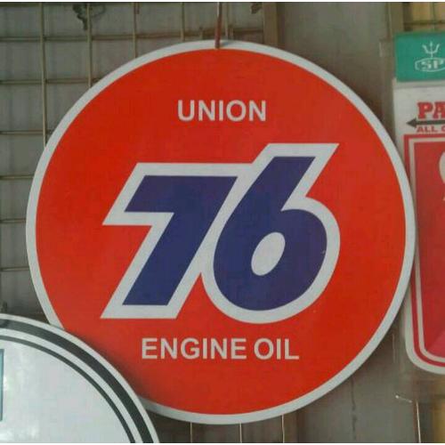 Jual vintage Union 76 Sign Gas Pump Sign Oil Can Oli Repro - Kota ...