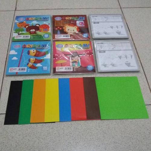 Jual Origami Kecil Sinar Dunia / Origami Kecil (12X12CM) / Kertas Lipat ...