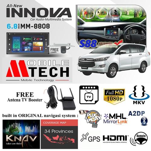 Jual MTECH OEM Toyota Innova Reborn seri G Plug n Play Bluetooth GPS ...