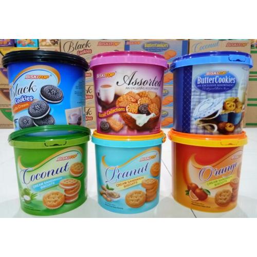 Jual Biskitop Biskuit Aneka Rasa / Assorted Biscuit / Timba 400g ...