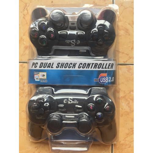 Jual game pad/ stick PC/joystick double -PC dual Shock controller USB 2 ...