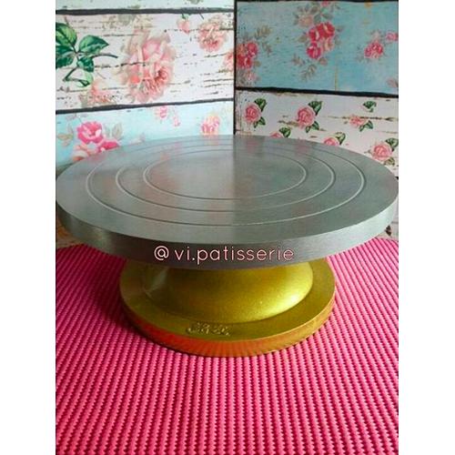 Jual Meja putar dekorasi kue / meja putar hias kue / turntable kue ...