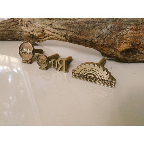 Jual hot stamp emboss deboss brass custom branding and embossing plat ...