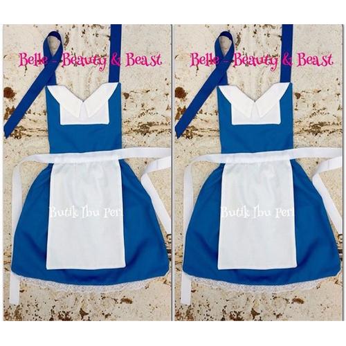Jual Apron Anak Belle Beauty and The Beast Celemek Kostum - Jakarta ...