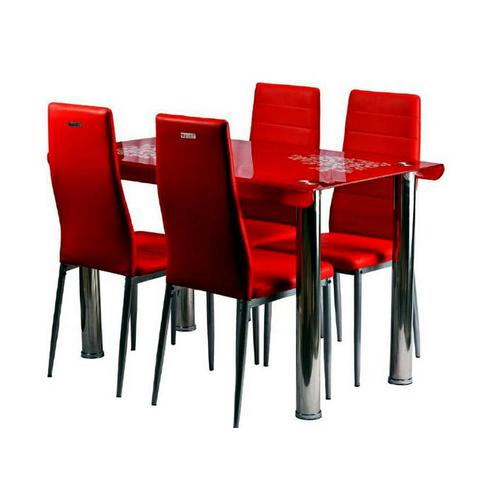 Jual Meja + Kursi Makan Importa K08 (Red / Green) - Kab. Sidoarjo - CV. Mitra Sejati | Tokopedia