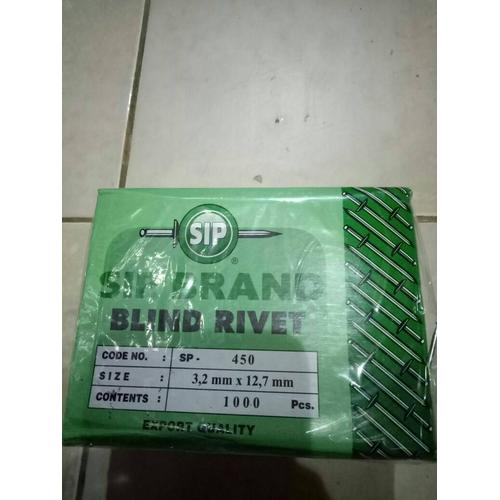 Jual PAKU RIVET SP 450 MEREK SIP ISI 1000PC PAKU LIPET TEMBAK - Jakarta ...