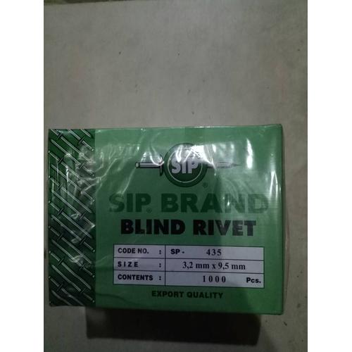Jual PAKU RIVET SP 435 MEREK SIP ISI 1000PC PAKU LIPET TEMBAK - Jakarta ...