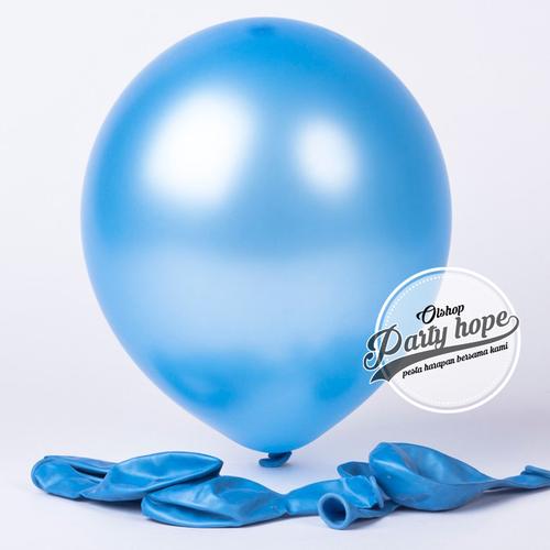 Jual souvenir ultah / balon latex / balon metalic / balon warna biru ...