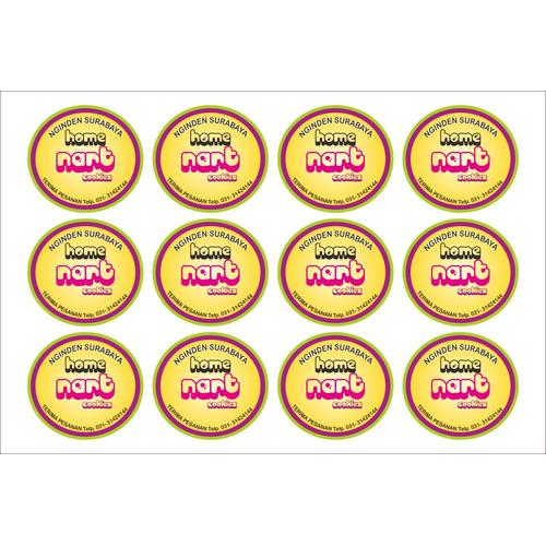 Jual Label Makanan - Sticker Label Makanan - Label Kemasan 5 x 5 cm ...