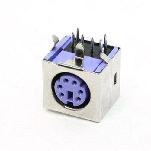 Jual PS/2 PS2 Socket Connector 6Pin Mounting - Kota Bandar Lampung ...