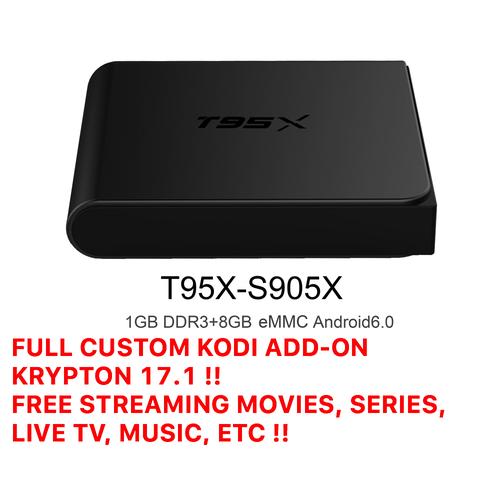 Jual FULL CUSTOM KODI KRYPTION - Android TV Box T95X 4K S905X RAM 1GB ...