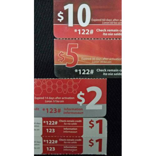 Jual $5 pulsa simcard sim card timor leste luar negri - Kab. Tegal ...