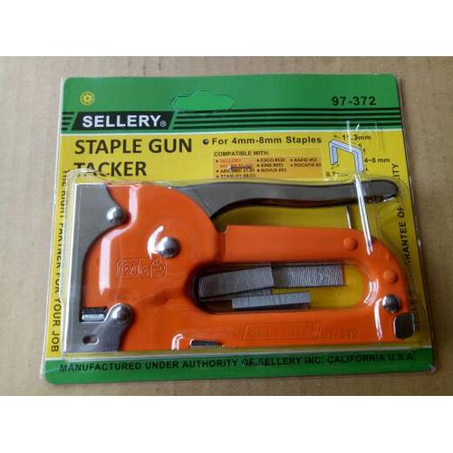 Jual STAPLE GUN TACKER/ STAPLER/ STAPLES TEMBAK BESI MERK SELLERY ...
