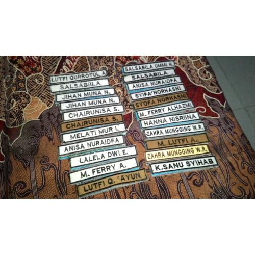 Jual Bed Nama Bordir Murah - Kab. Klaten - Qydi-Company | Tokopedia
