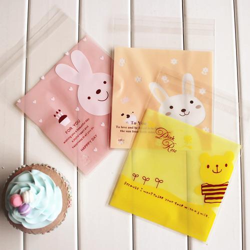 Jual plastik packing bungkus kue cookies permen kantong kado baking ...
