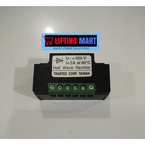Jual Trantex Brake rectifier 3 Ampere For Hoist crane - Jakarta Barat ...