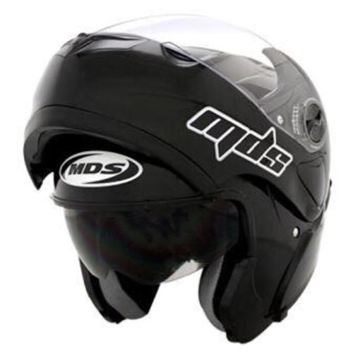 Jual MDS PRORIDER matt black doff hitam dop helm modular flip up pro ...