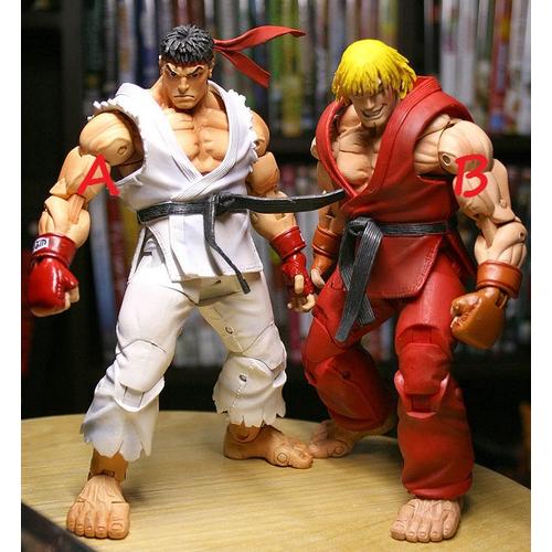 Jual FIGURE NECA STREET FIGHTER ORIGINAL RYU KEN - Hitam ken - Jakarta ...