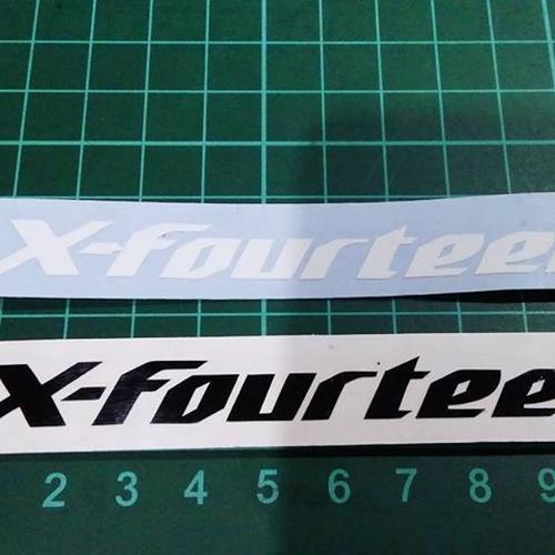 Promo Cutting Sticker X-Fourteen 10cm x14 shoei - Kota Tangerang ...