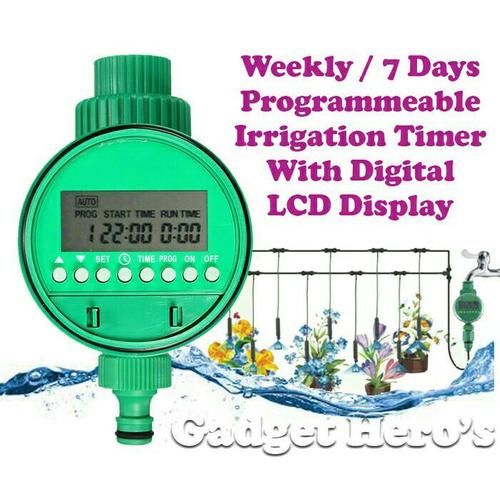 Jual Digital water garden timer alat siram taman kebun otomatis ...