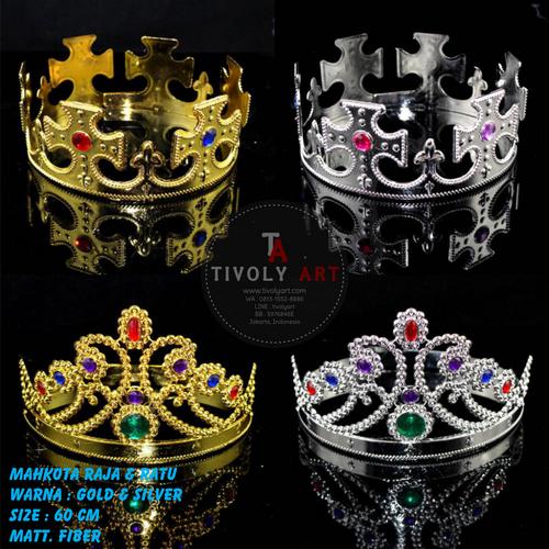 Jual Mahkota Pesta / Mahkota Raja & Ratu / King & Queen Crown - Raja ...
