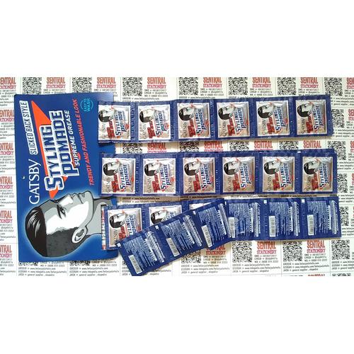 Jual gatsby styling pomade biru supreme grease sachet renteng 6 gram ...
