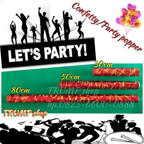 Jual CONFETTI / PARTY POPPER 80cm - Kota Medan - TRUMP shop | Tokopedia