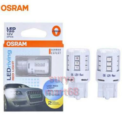 Jual osram led lampu rem / stop / T20 warna red - Kota Bandung - AA ...