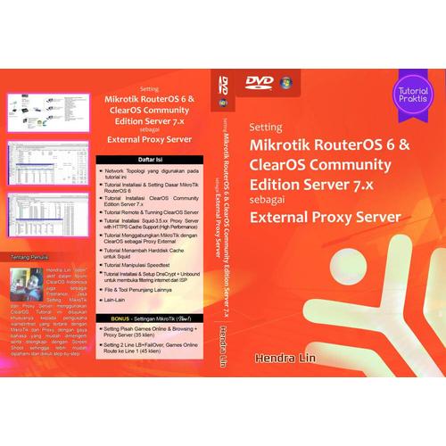 Jual Tutorial Praktis Setting Mikrotik RouterOS 6 & ClearOS 7 - Kota ...
